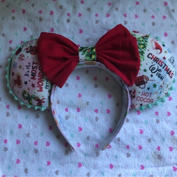 Accessories | Disney Inspired Christmas Mickey Ears | Poshmark